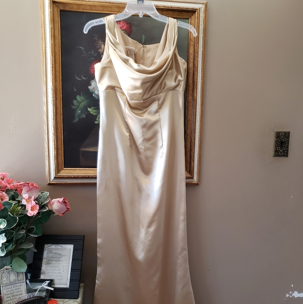 Liquid Gold Gown Watters And Watters Metalic Gold For… - Gem
